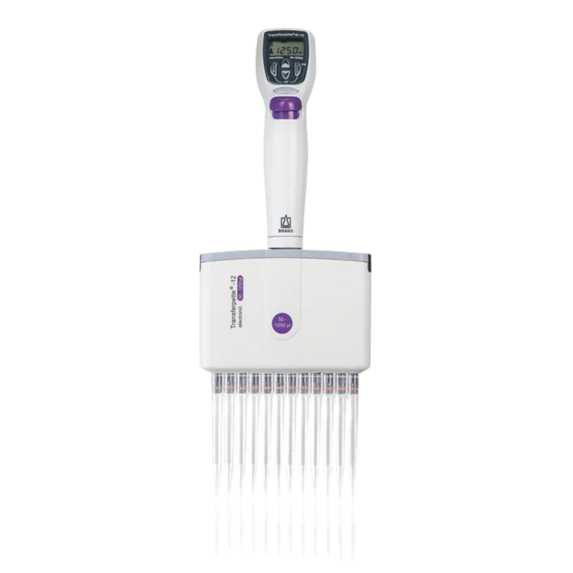 Multi-Channel Micropipette Transferpette 12 Channel Electronic Pipettor ...