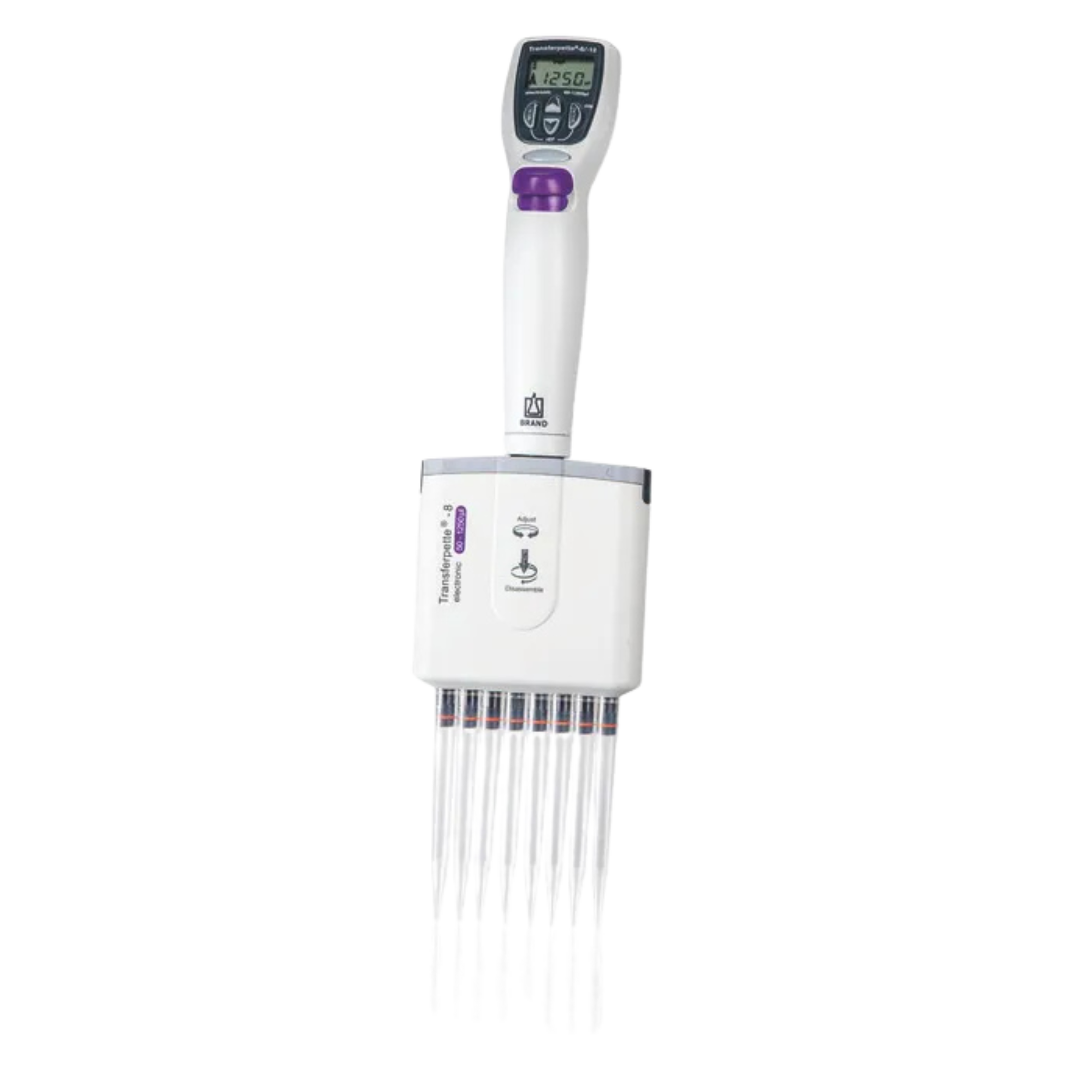 Multi-channel micropipette Transferpette® -8 electronic, DE-M ...